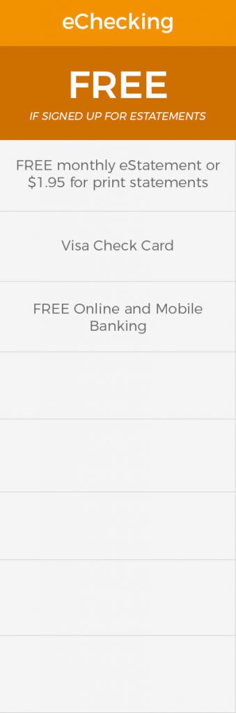 Personal Checking with Home Bank & Trust Company